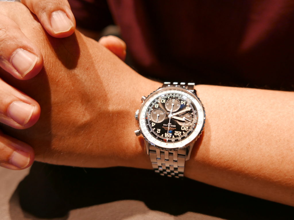 Y様夫妻 / ブライトリング ナビタイマー B02 クロノグラフ 41 コスモノート | Oro-Gio（オロジオ）